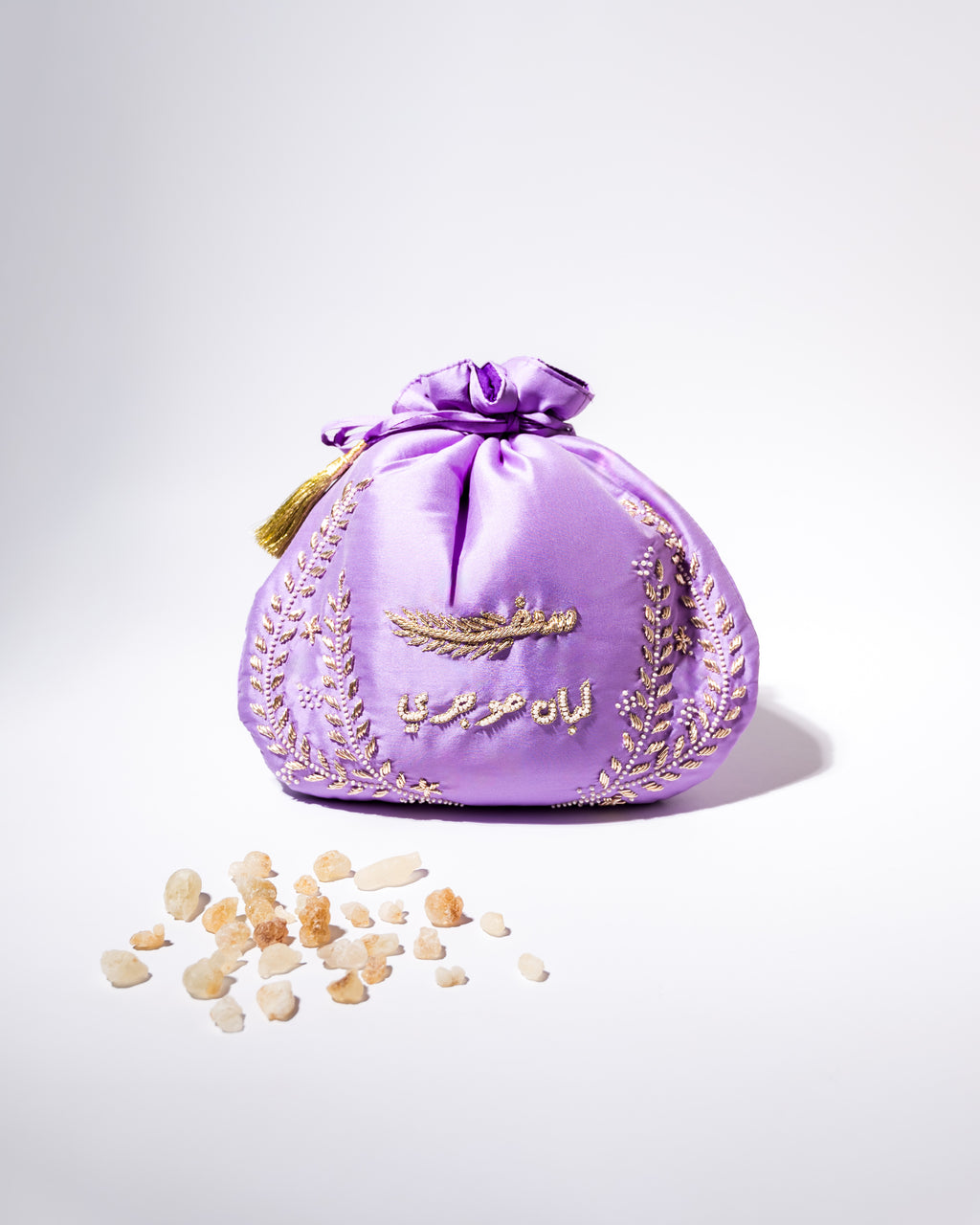 MEDIUM HOJARI LUBAN HANDCRAFTED POUCH – SAAF OMAN - Official website