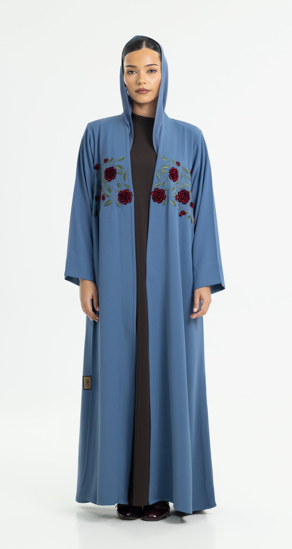 WUROOD ABAYA(STEEL BLUE) – SAAF OMAN - Official website