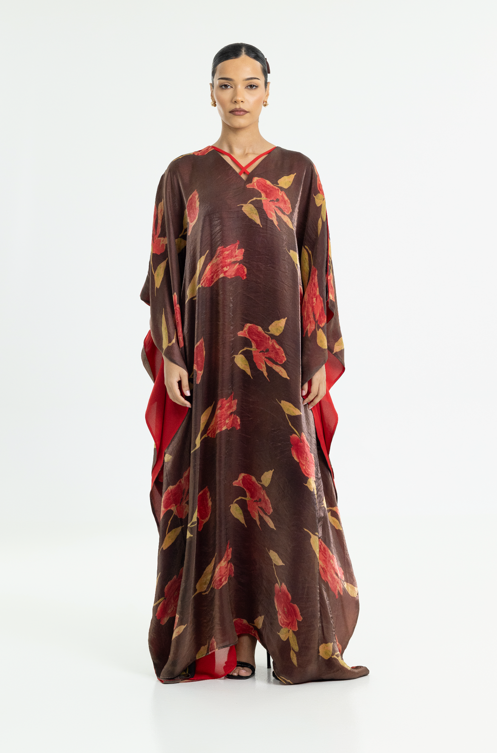 Wurood Caftan Brown – SAAF OMAN - Official website